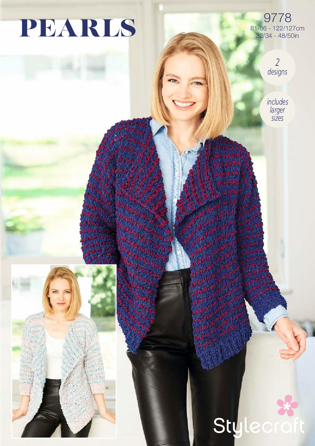 Stylecraft Ladies Jackets in Pearls (9778) - ttyarncraft.co.uk